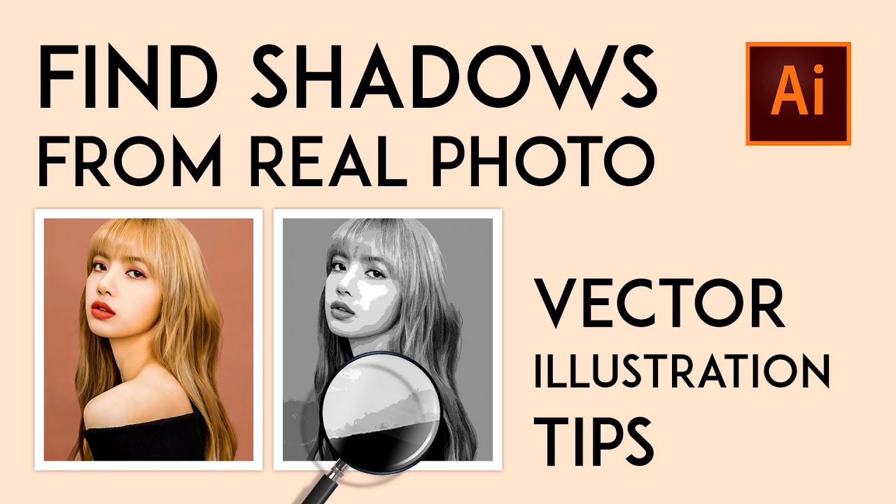 How to find out shadows from real photo | Vector illustration Tips ...