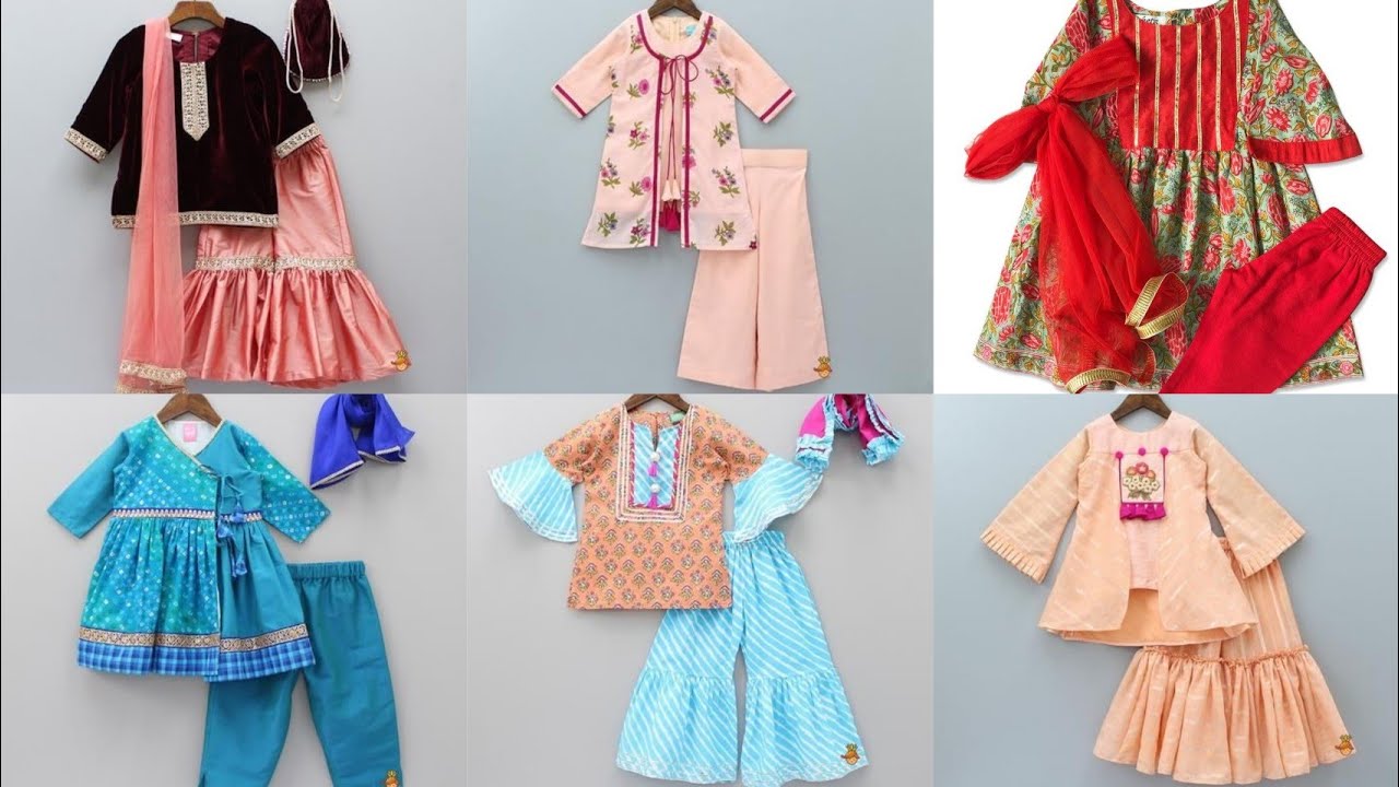 Indian baby girl dress designing| Creative baby girl frocks design ...