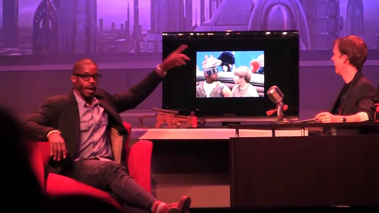 Jar Jar Binks actor Ahmed Best talk show at Star Wars Weekends 2014 ...