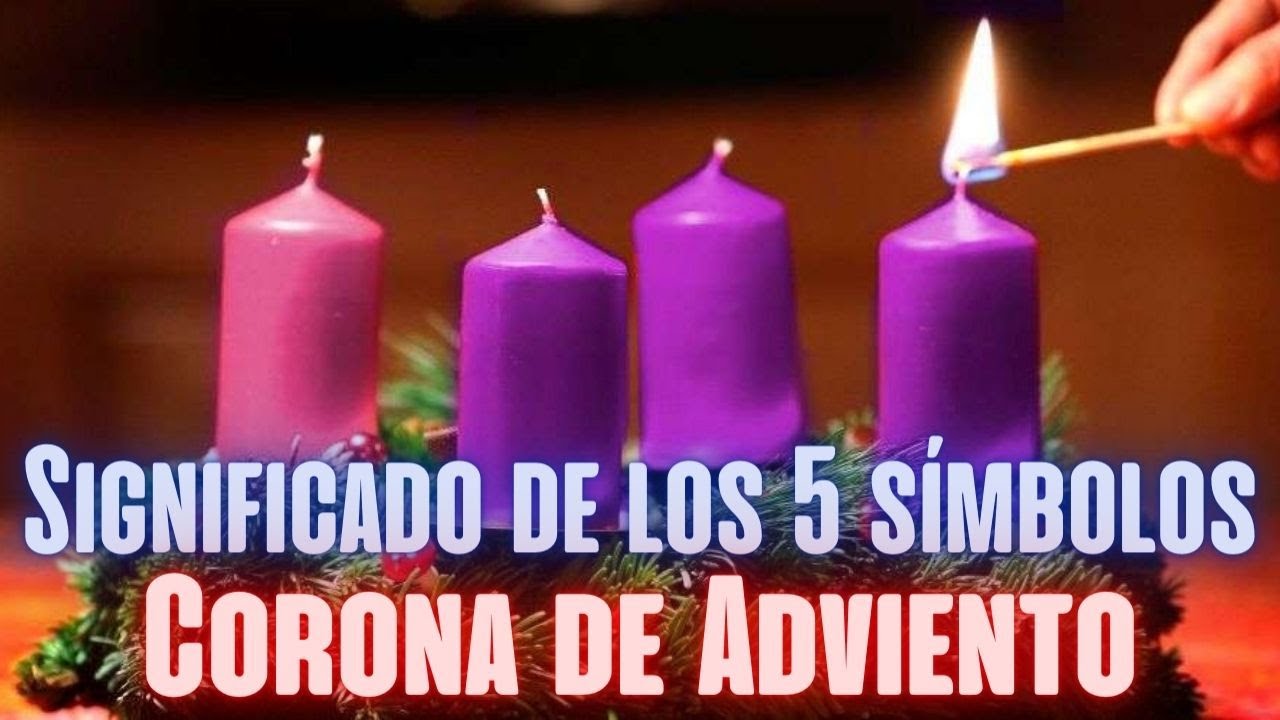 Significado de los 5 Símbolos de la Corona de Adviento - YouTube