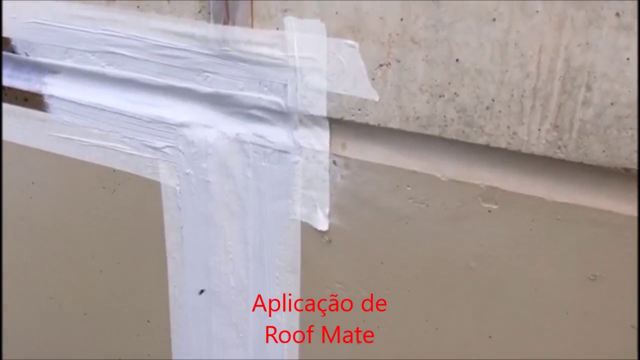 Aplicação do Roof Mate - YouTube