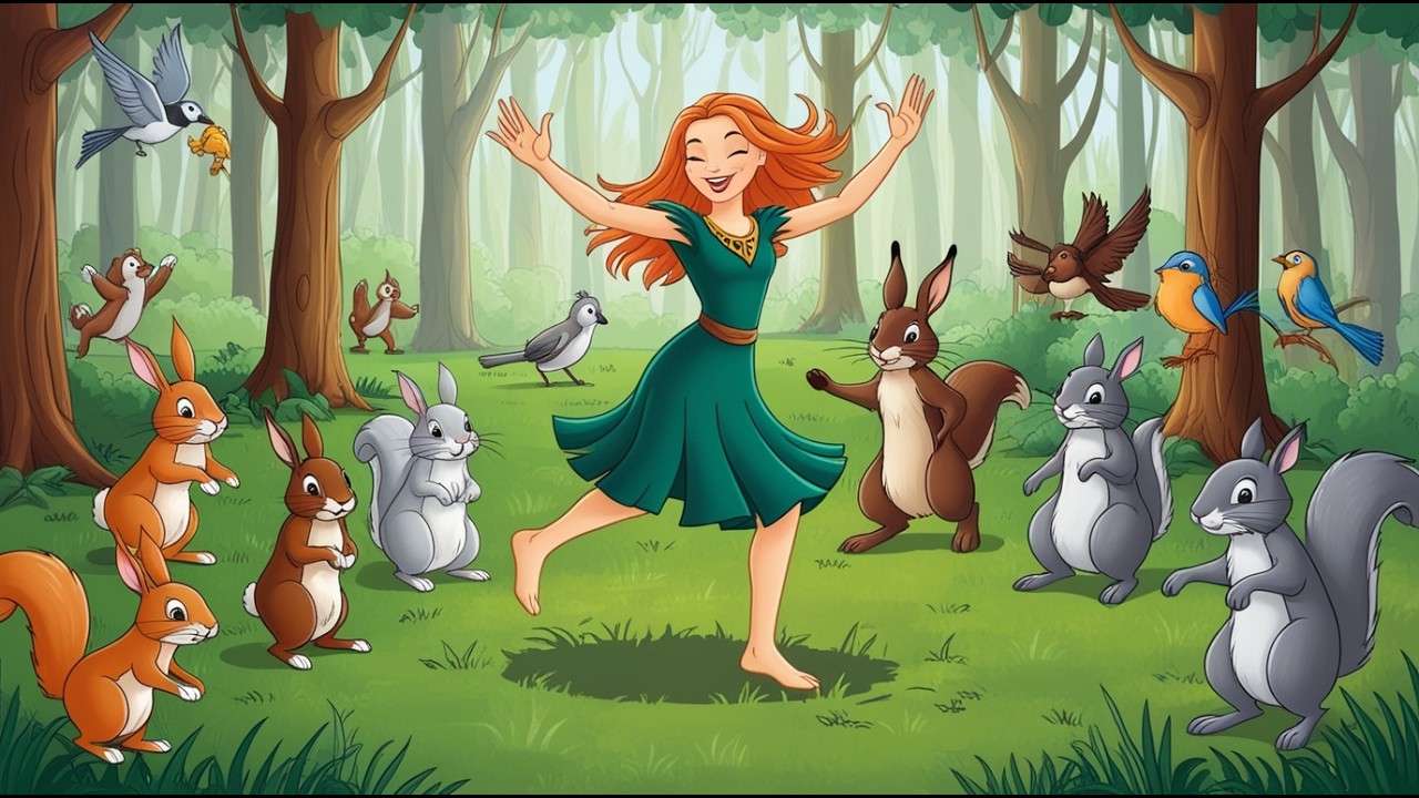 Faye's Fun Dance in the Forest - YouTube