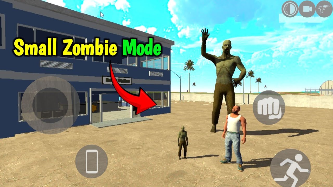 Playing With Small Zombie Character In Indian Bike Driving 3D lNew Mode ...
