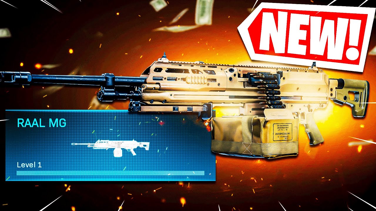 THE NEW "RAAL MG" LMG in WARZONE - ALL ATTACHMENTS & CUSTOMIZATION ...