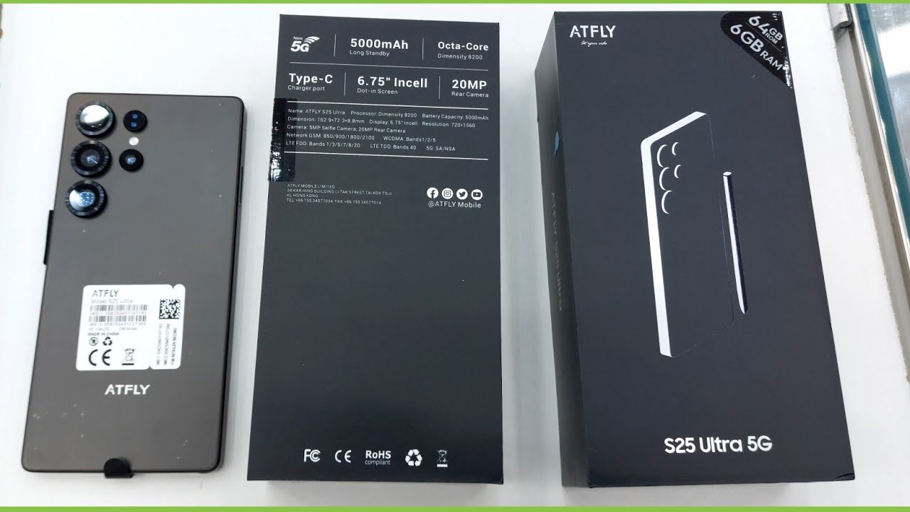 ATFLY S25 ULTRA 5G ll एटफलाई एस 25 अलट्रा 5 जी - YouTube