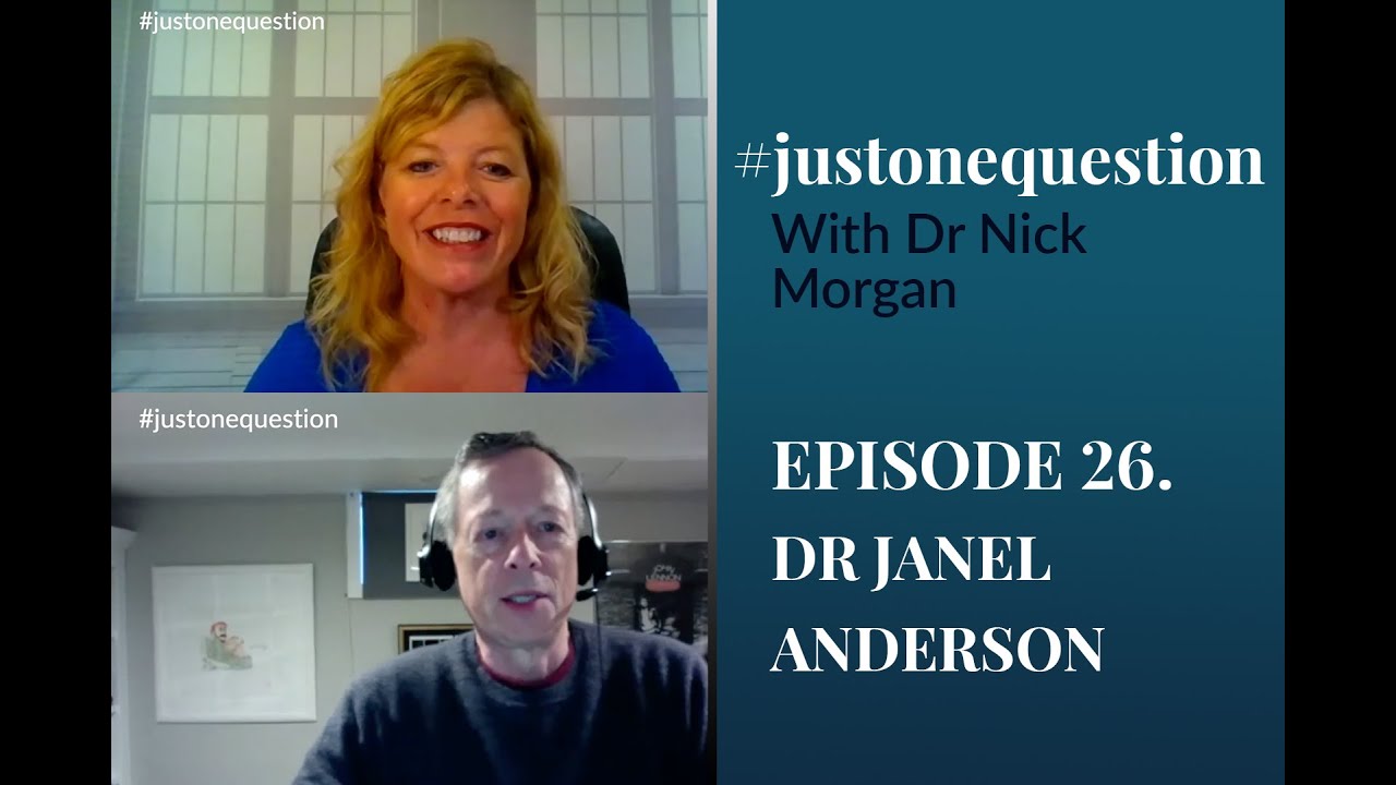 Just One Question Episode 26: Nick talks to Dr. Janel Anderson the ...