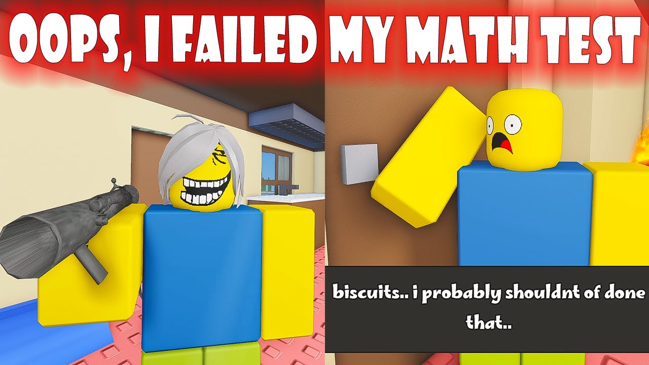 OOPS, I FAILED MY MATH TEST *All 4 NEW Endings, Badges and Full ...