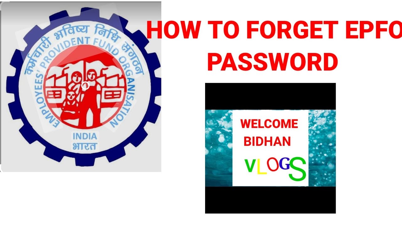 How to forget epfo PASSWORD How to forget EPFO password in mobile - YouTube