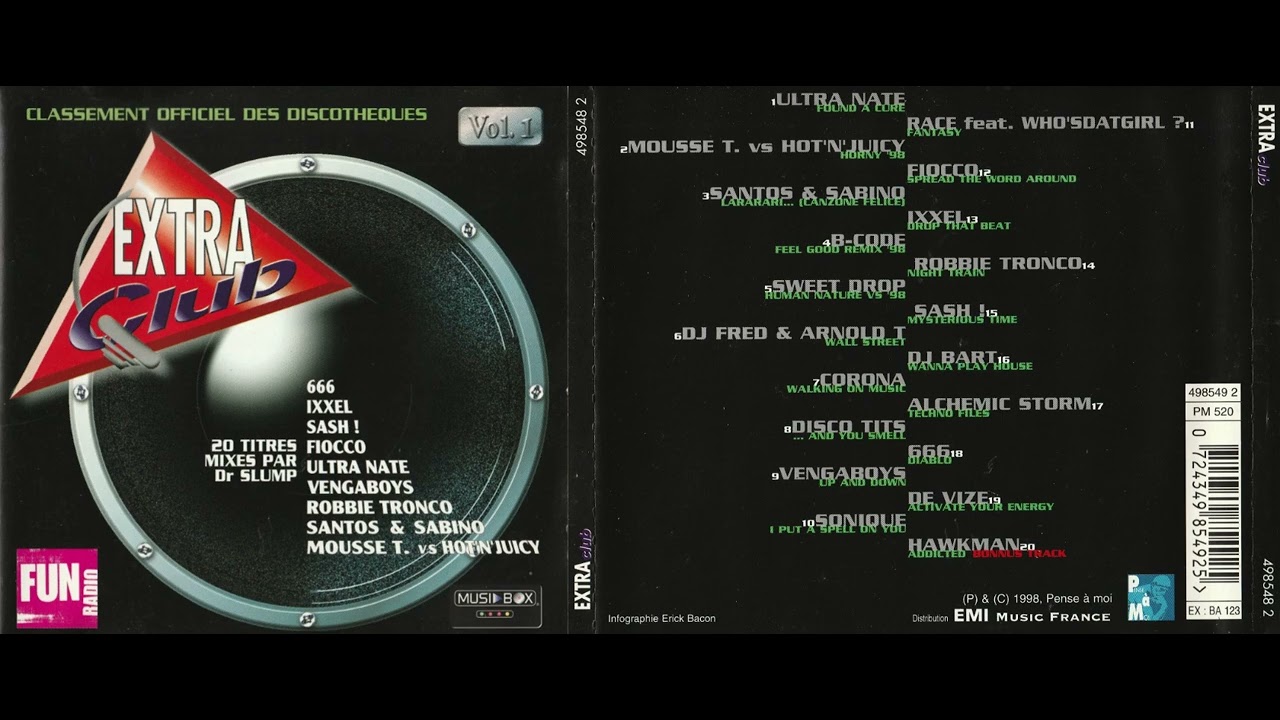 Extra Club vol 1 💿🎧 Mixe By Dr Slump ( 1998 ) 🎧💿 - YouTube