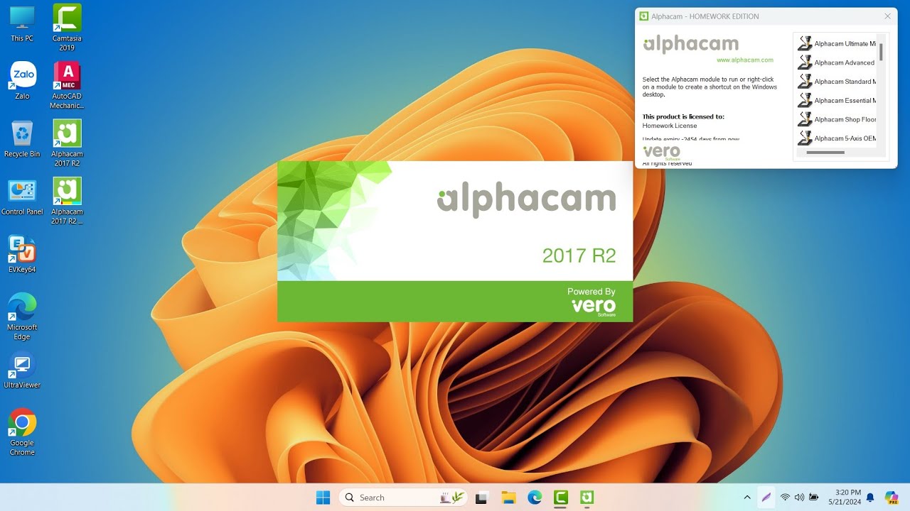 Cài đặt Alphacam 2017 - YouTube