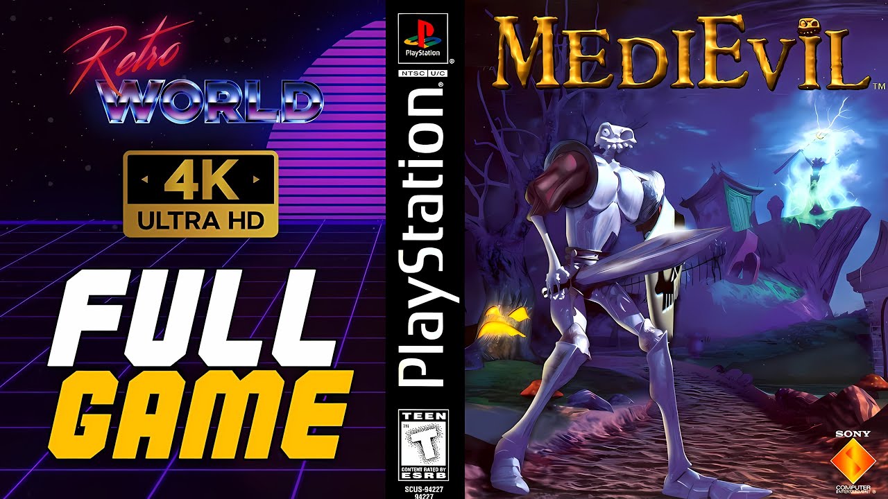 Medievil (PS1) | 100% All Chalices | Playstation Longplay | No ...