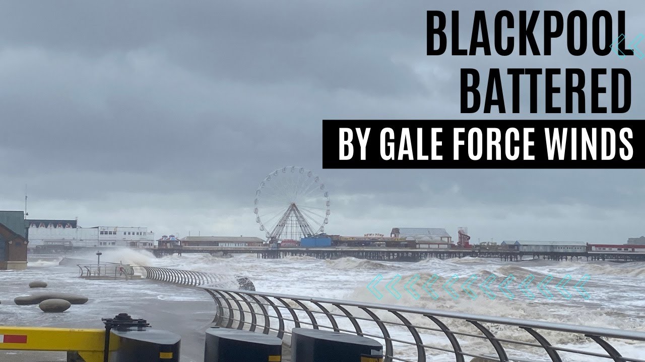 Blackpool Never have I seen waves this high!! MUST SEE!! - YouTube