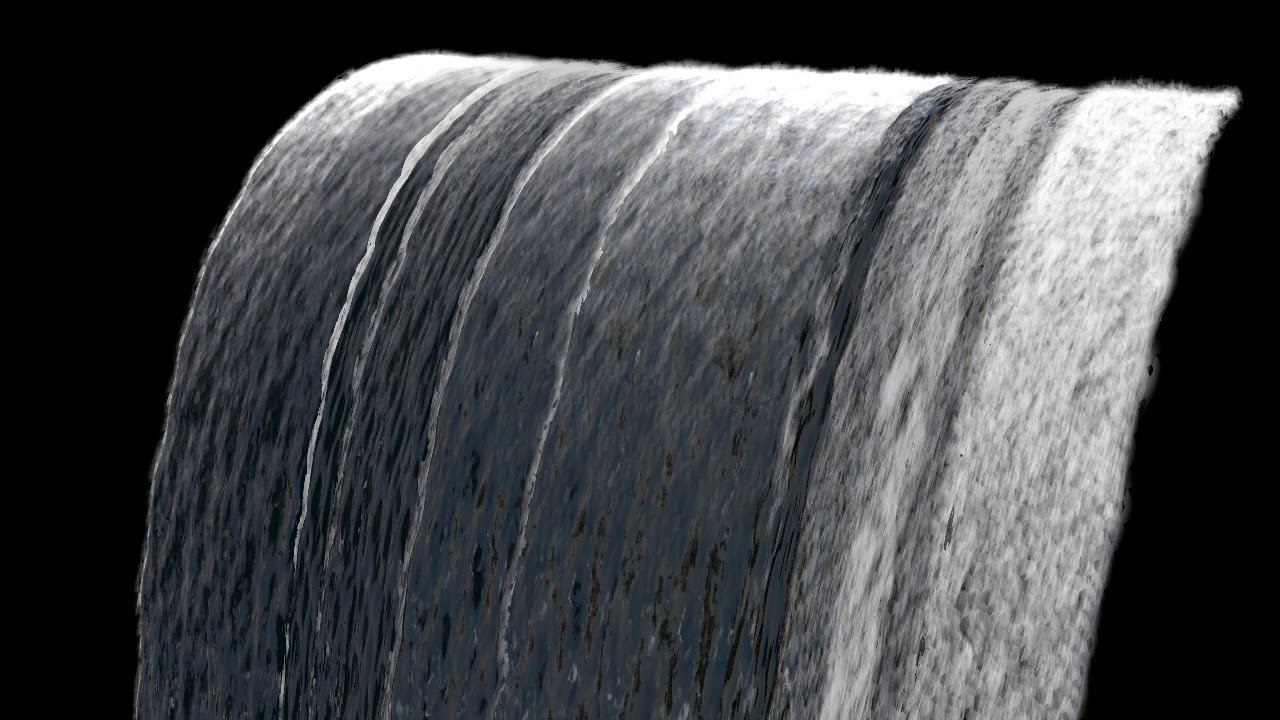 Lightwave Particle Flow Hypervoxels Waterfall Test - YouTube