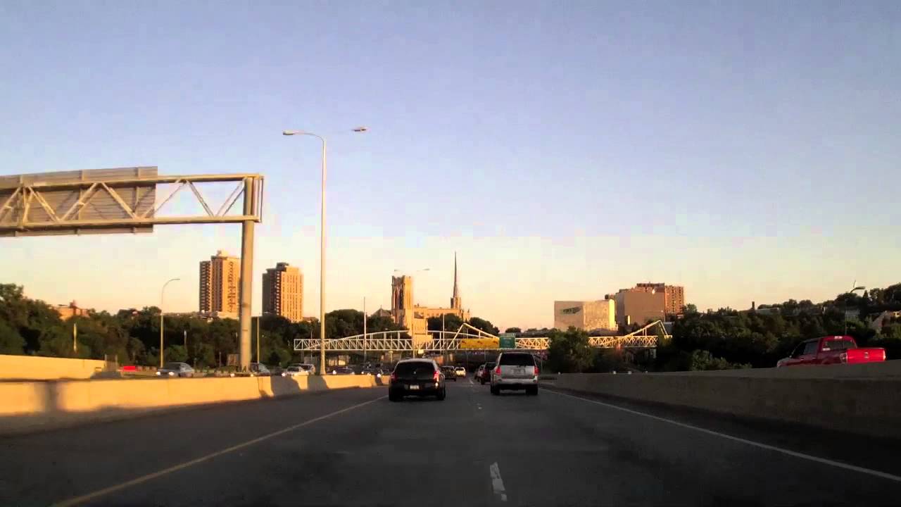 Eastbound Interstate 94 - Towards Minneapolis all the way to St. Paul ...