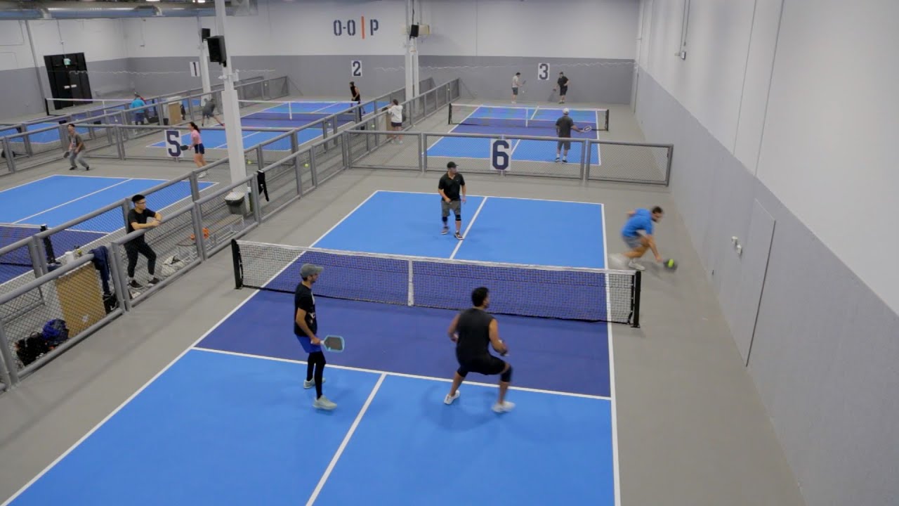 Beautiful Pickleball Around the Post one Handed Backhand - YouTube