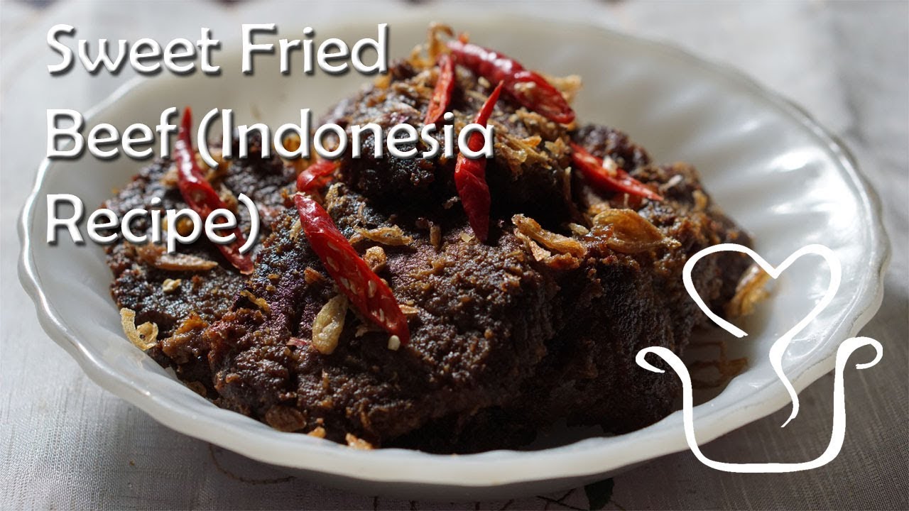 Sweet fried beef recipe - YouTube
