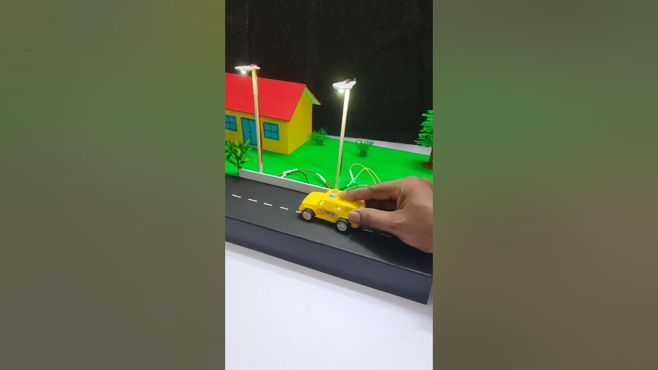 automatic street light working model for science project #schoolproject ...