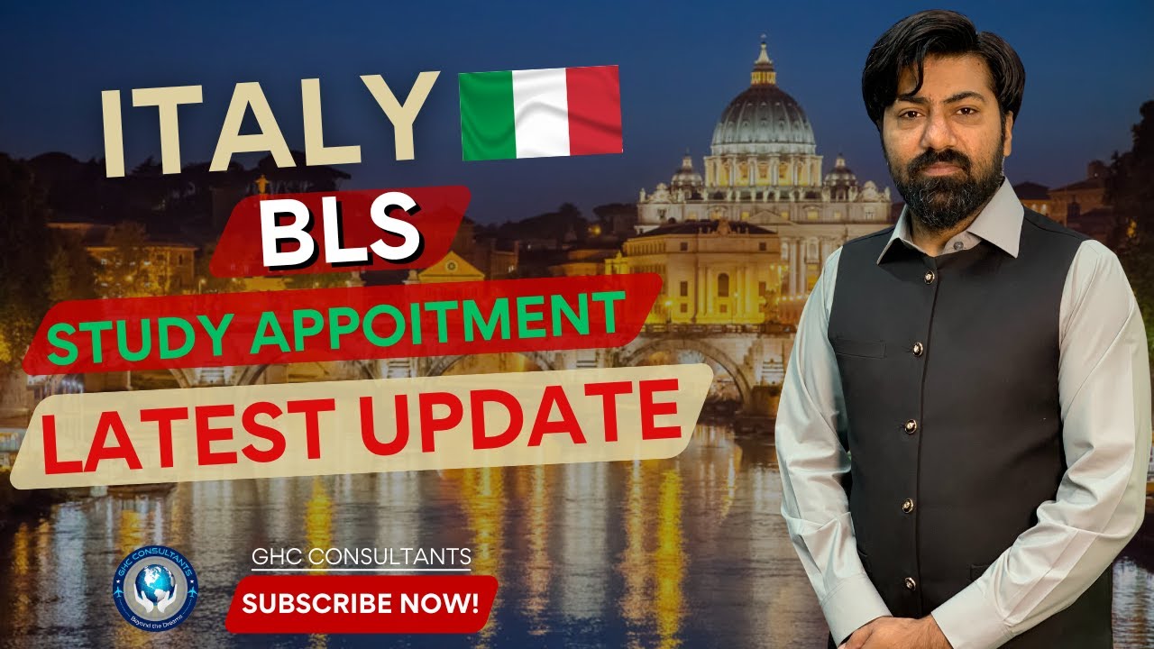 Italy Study Visa Appointment Latest Update 30 June 2025 | Italy BLS ...