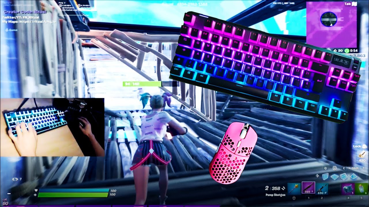 Steelseries Apex Pro ASMR Chill🤩Satisfying Keyboard Fortnite Omnipoint ...