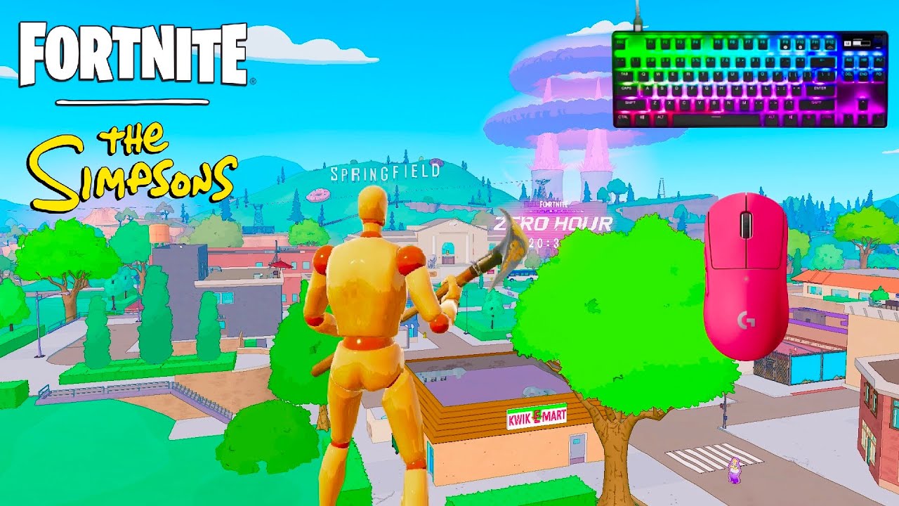 *NEW* SIMPSONS BATTLE ROYALE 🏆SteelSeries Apex Pro TKL ASMR😴Satisfying ...