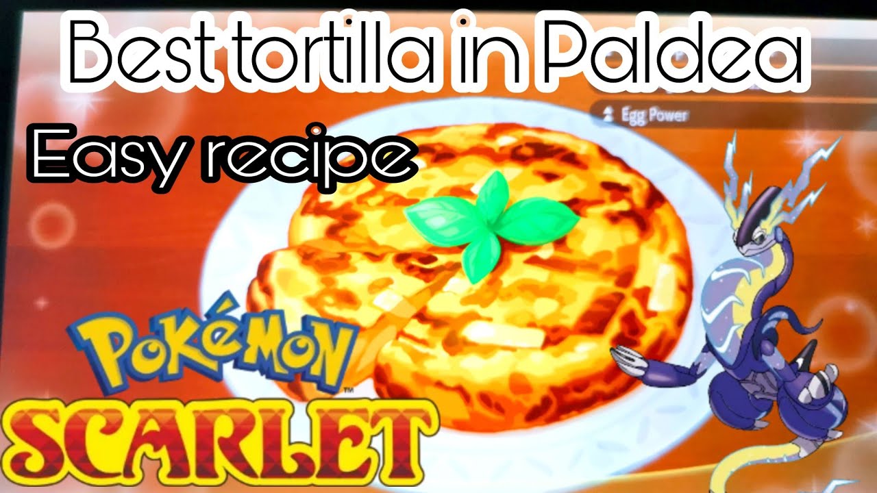 POTATO TORTILLA / best in PALDEA / food from pokemon Scarlet & Violet ...