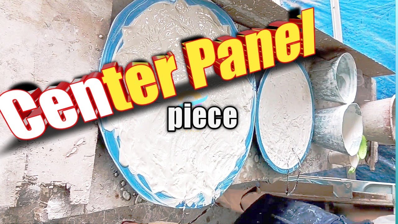 Mencetak Dengan mudah Lis Center piece -Lis Panel Lampu - YouTube