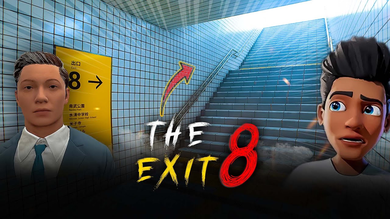 FIND THE EXIT 8 I AM STUCK IN A LOOP - THE EXIT 8 - YouTube