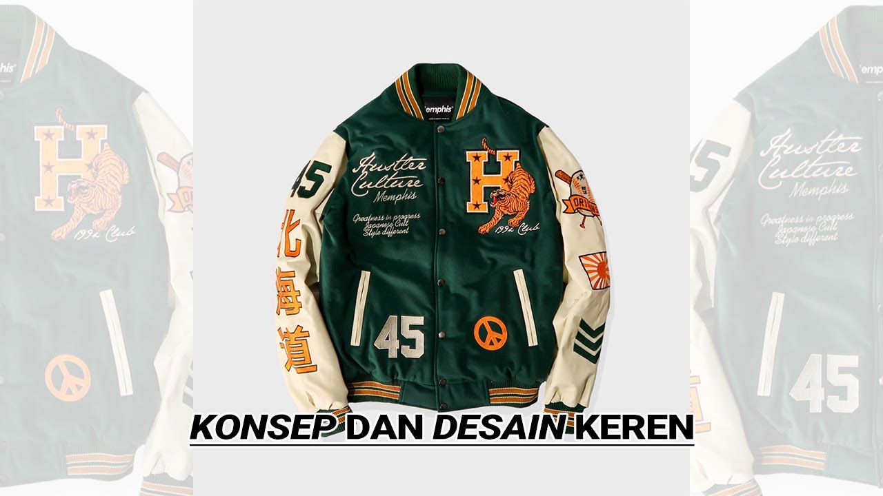JAKET VARSITY DESAIN DAN DETAIL KEREN 🤙 10 Rekomendasi Jaket Varsity ...