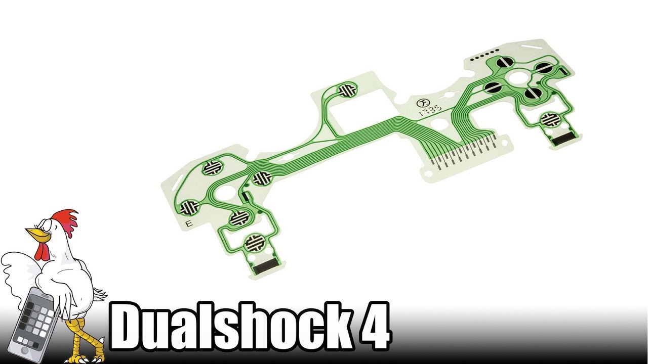 Guía del Dualshock 4: Cambiar membrana conductiva - YouTube