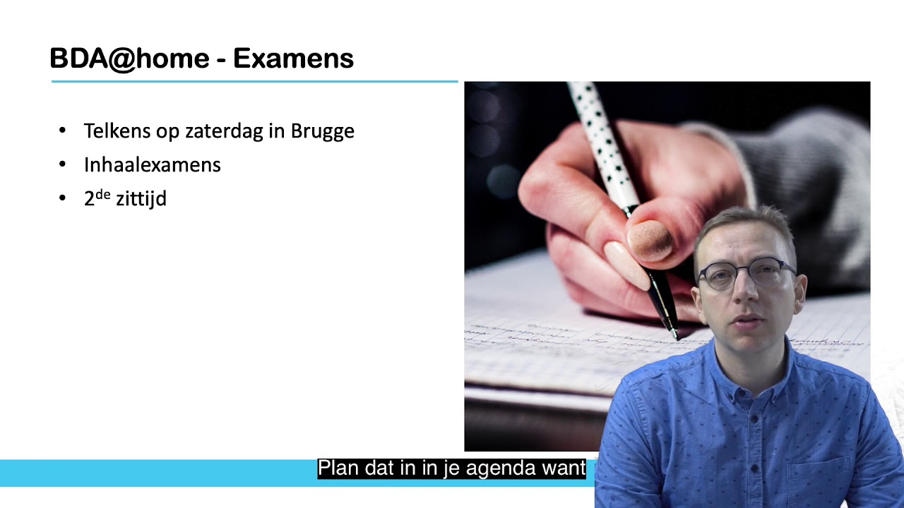 Howest Toegepaste Informatica, BDA@home - YouTube