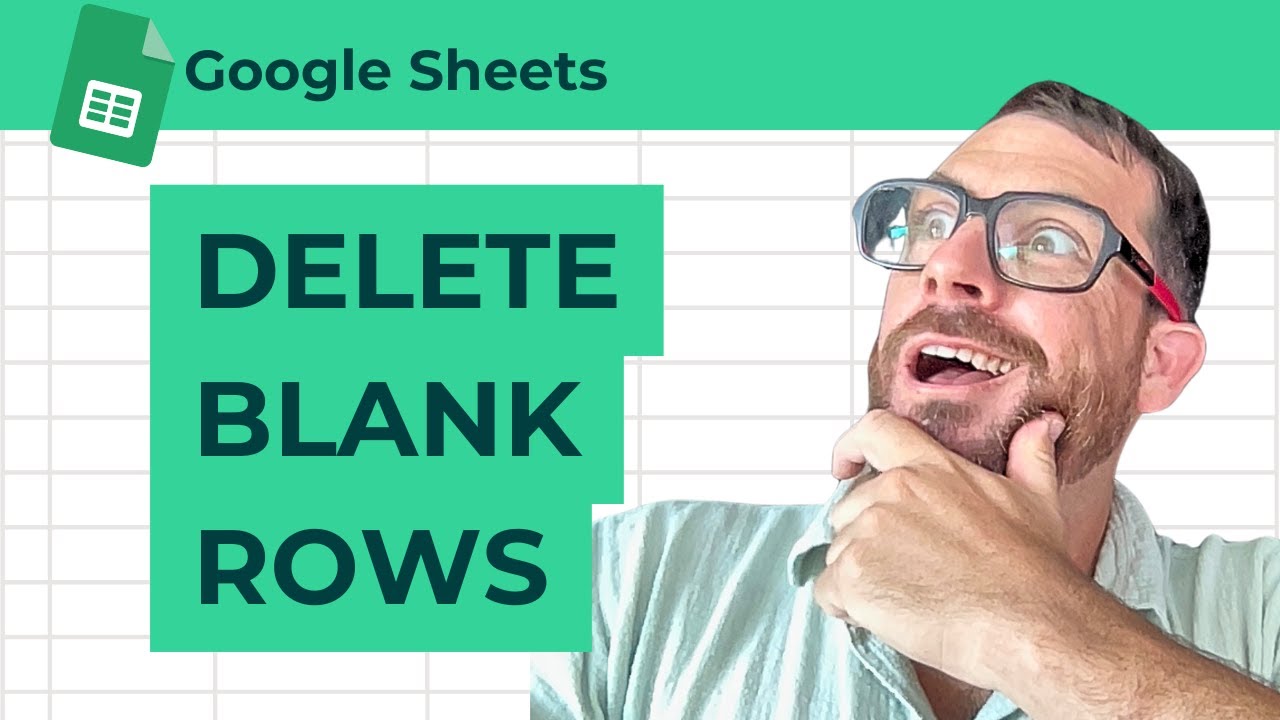 How to Delete Every Blank Row - YouTube