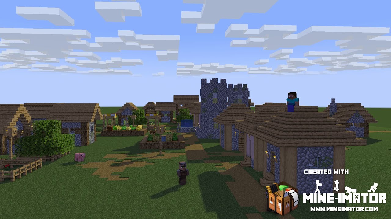 minecarft my server first day - YouTube
