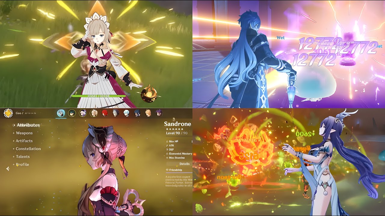 FLINS, LAUMA AND SANDRONE GAMEPLAY INFO UPDATE! GENSHIN IMPACT - YouTube