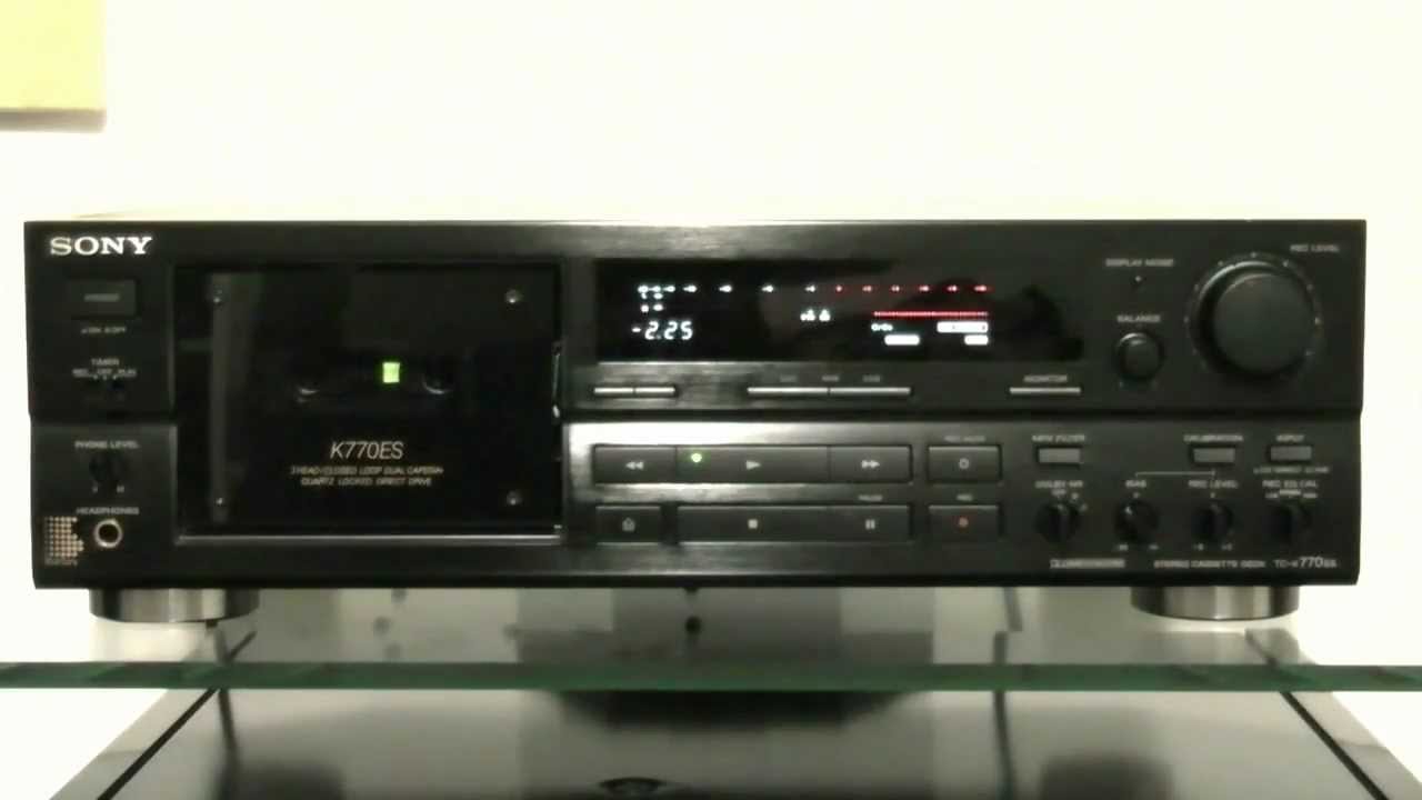 SONY TC-K770ES - YouTube