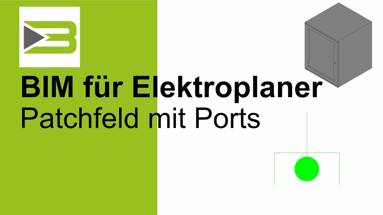 Patchfeld mit Ports - Revit Elektroplanung - YouTube