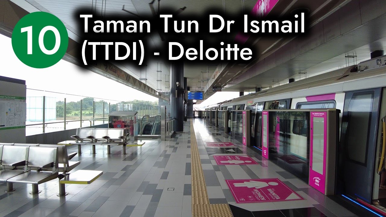 Taman Tun Dr Ismail (TTDI) - Deloitte MRT Station Interior & Exterior | Kajang Line - YouTube