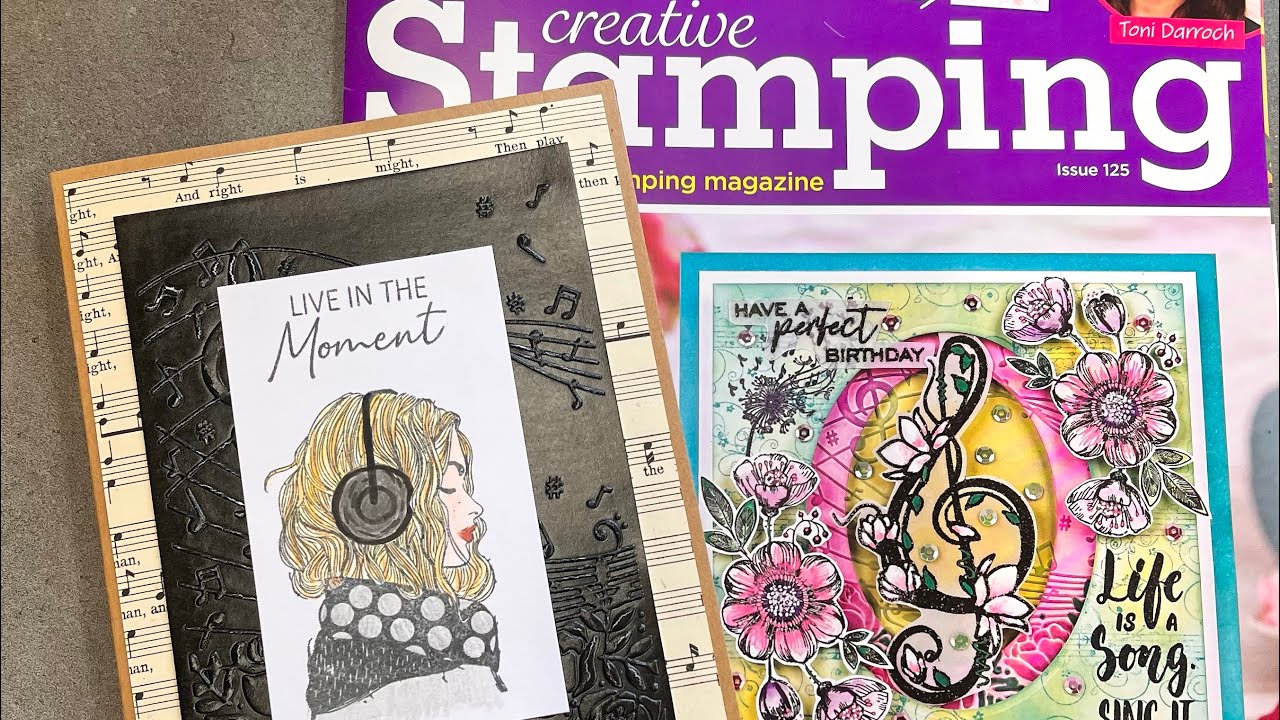 Creative Stamping Magazine Issue 125 Lets Create A Card - YouTube