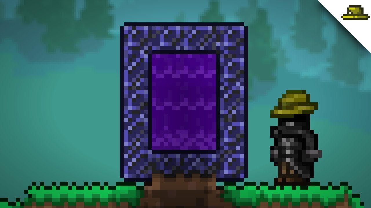 Terraria Nether Portal - YouTube