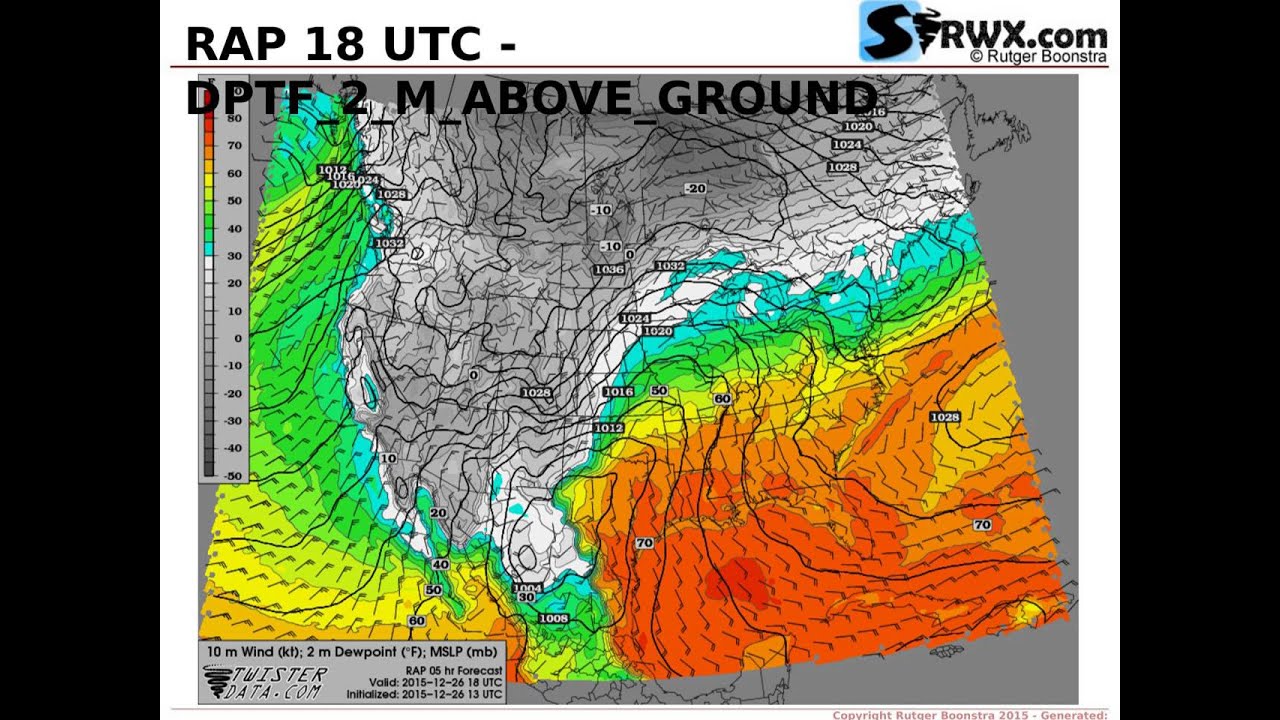 Severe Weather Maps for December 26, 2015 (Sat) - SPC Risk: ENH - YouTube