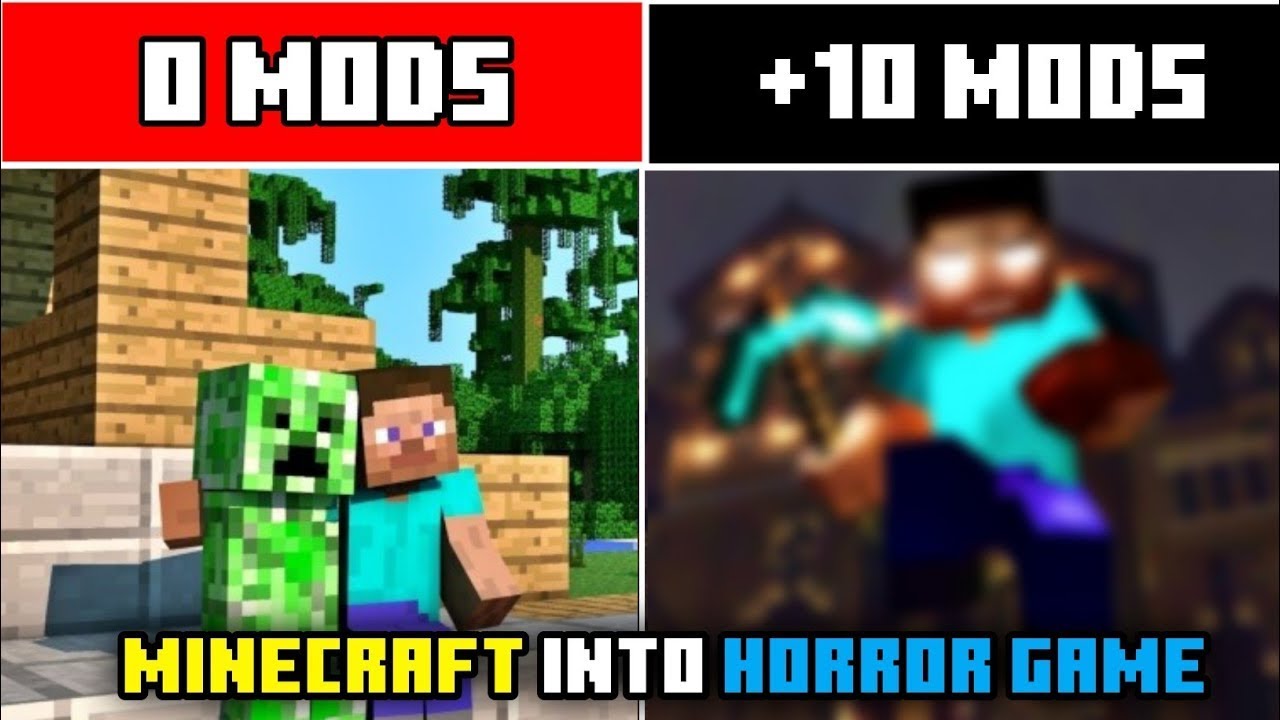 Minecraft Horror mods | Installing 10+ Horror Mods in Minecraft ...