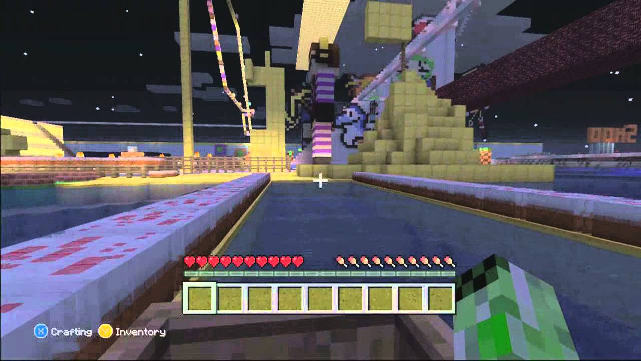 Minecraft - Carnival games - boating - YouTube