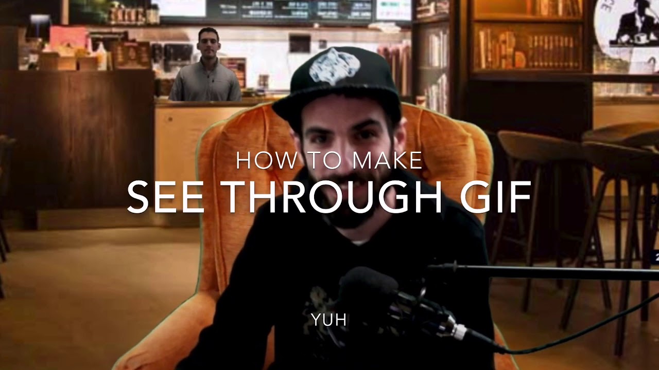 HOW TO: Make A See-Through GIF For FREE - YouTube