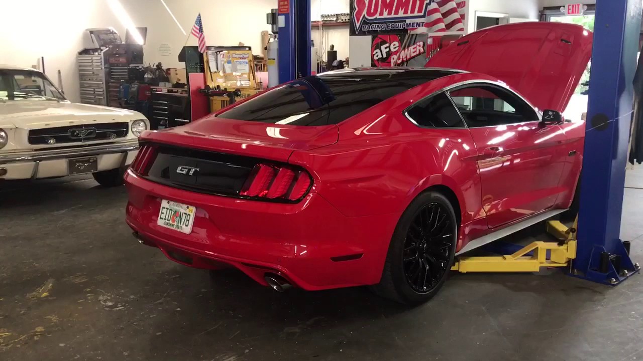 First start up with new Texas speed long tubes, x pipe and Roush axel ...