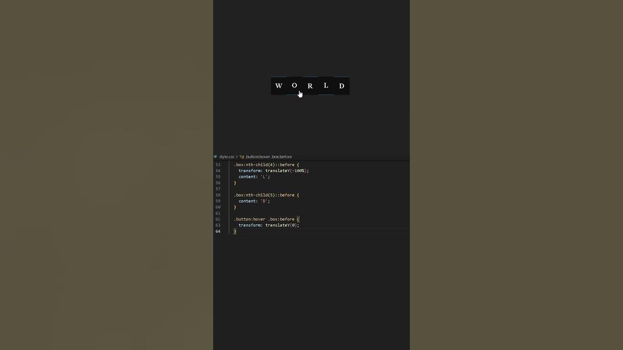 Animated Button In Css😍programming Coding Css Htmlcss Shorts Trending Html Animation