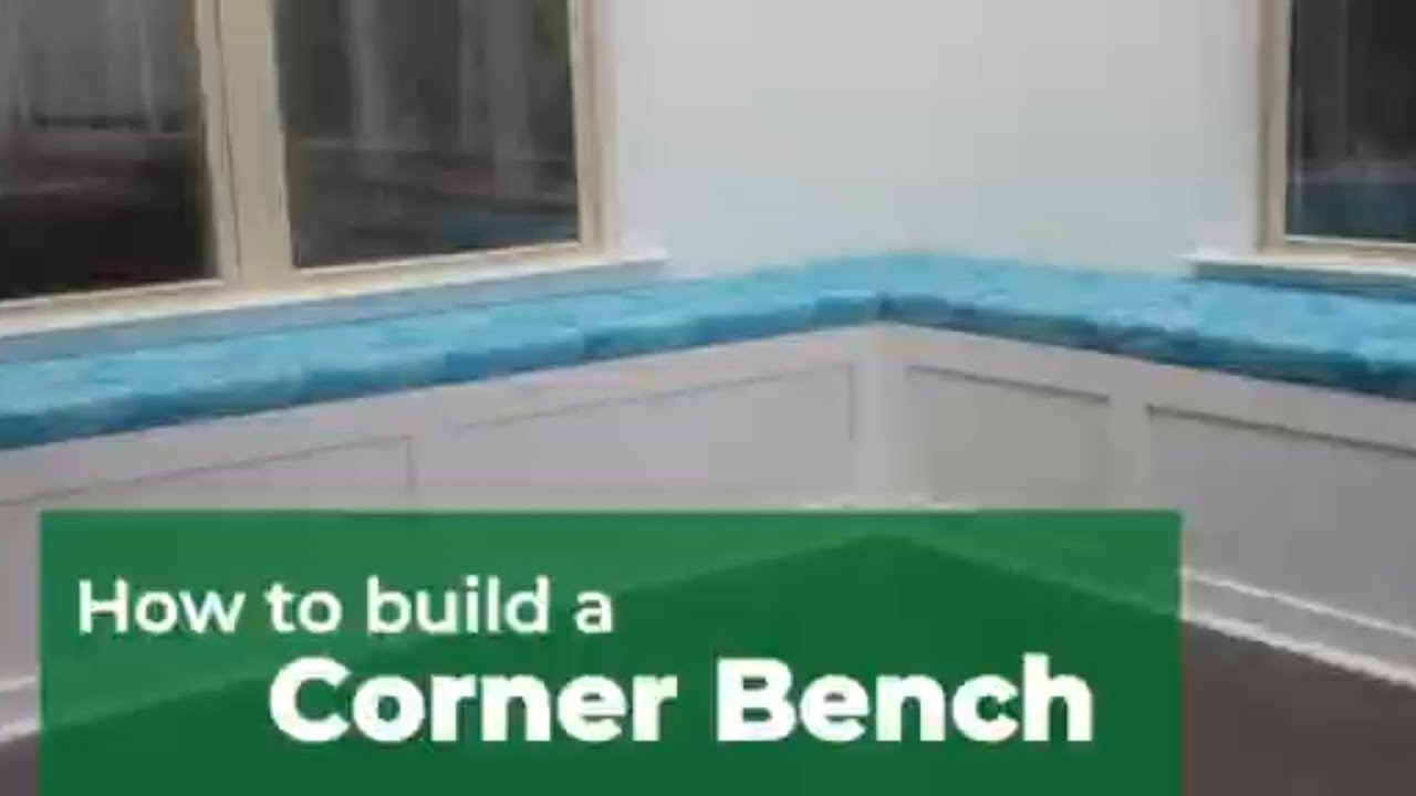 how to build corner bench. - YouTube