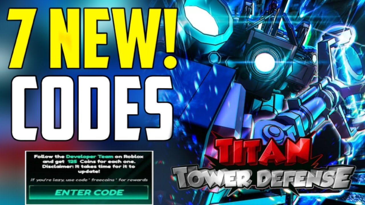 *NEW* ALL WORKING CODES FOR TITAN TOWER DEFENCE IN 2024! ROBLOX TITAN ...