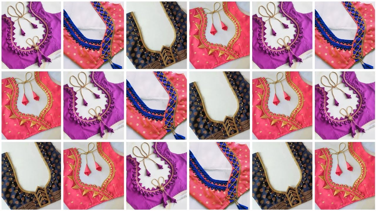 Blouse Back Design 2025/New trending blouse neck designs/Blouse ki ...