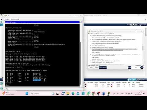 Packet Tracer 13.2.7 - Use Ping and Traceroute to Test Network ...