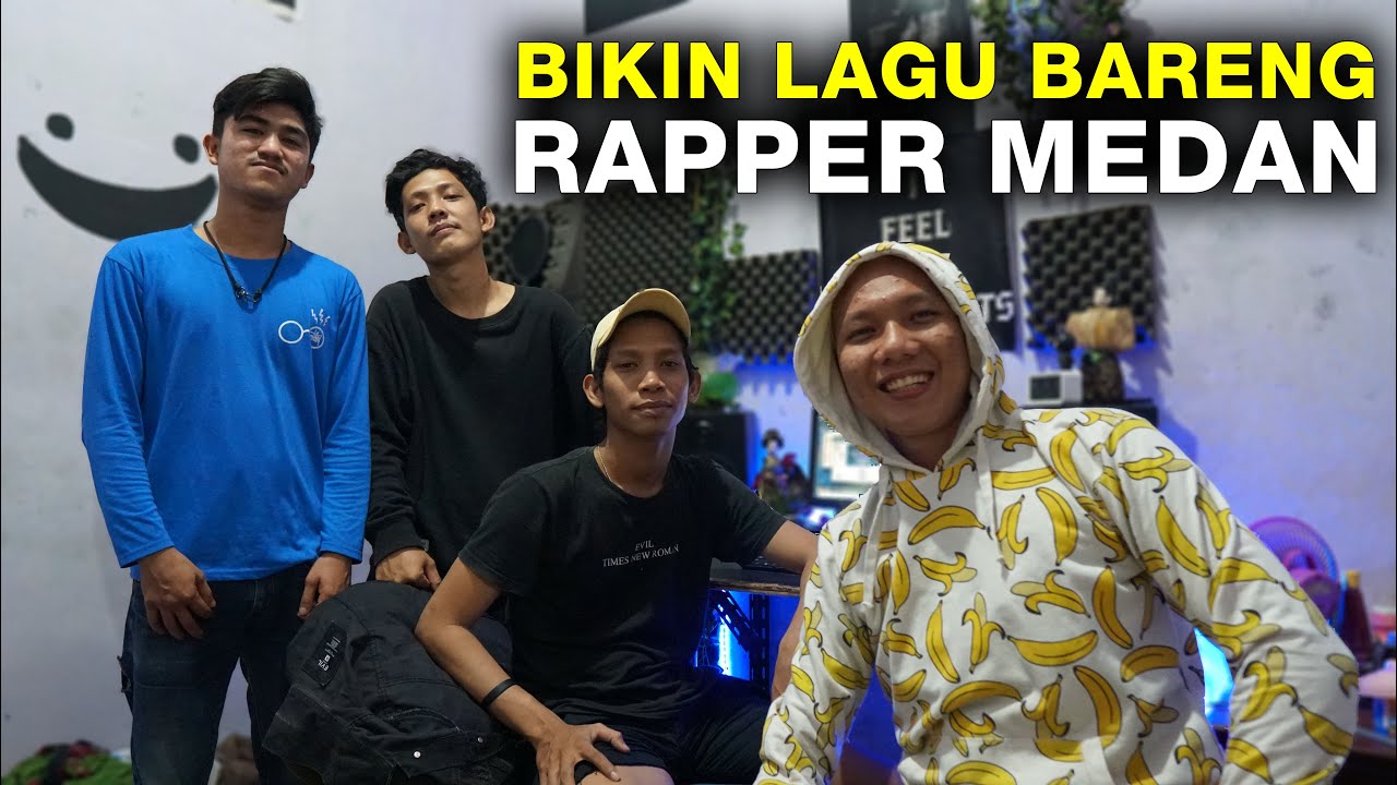 REKAMAN LAGU BARU BANGZIZZ BARENG RAPPER TERKENAL DI MEDAN - YouTube