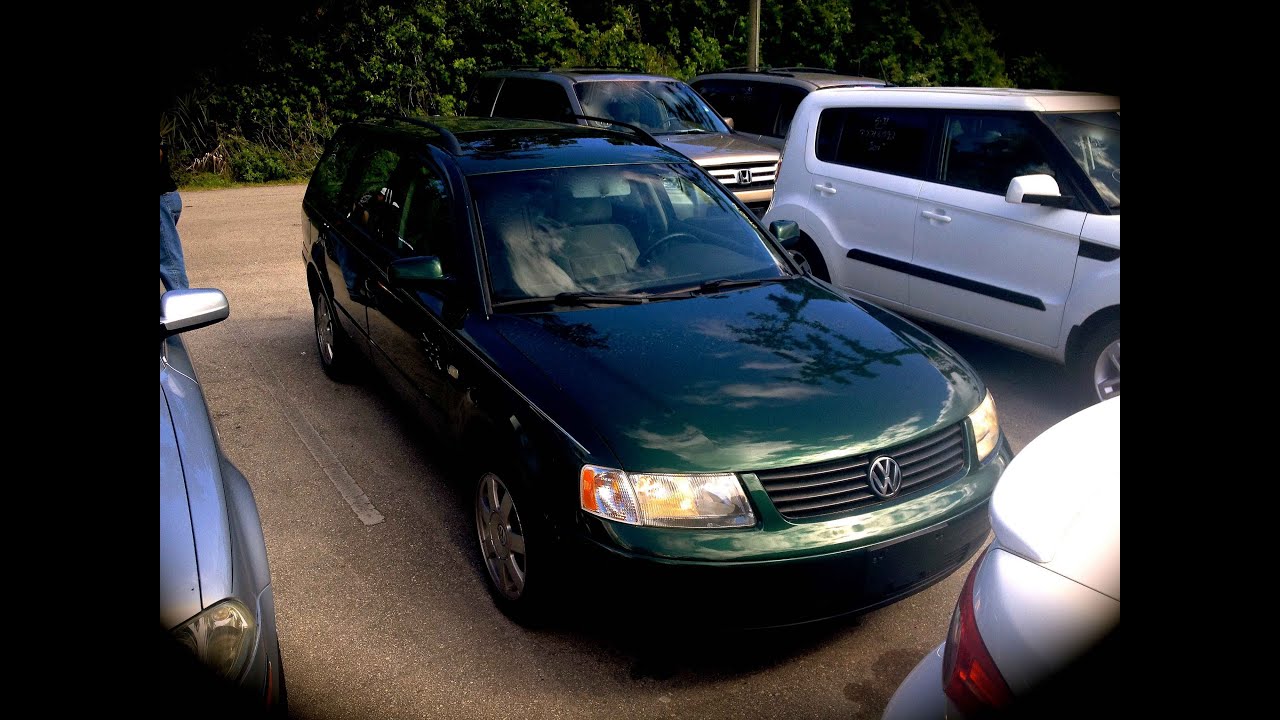 2000 Volkswagen Passat GLS V6 Wagon Start Up, Quick Tour, & Rev - 130K ...